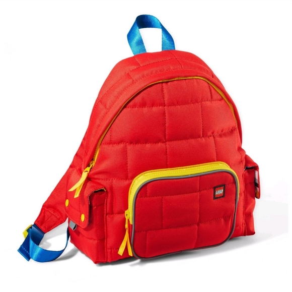 Lego | Bags | Left Lego X Target Red Quilted Puffer Mini Backpack ...